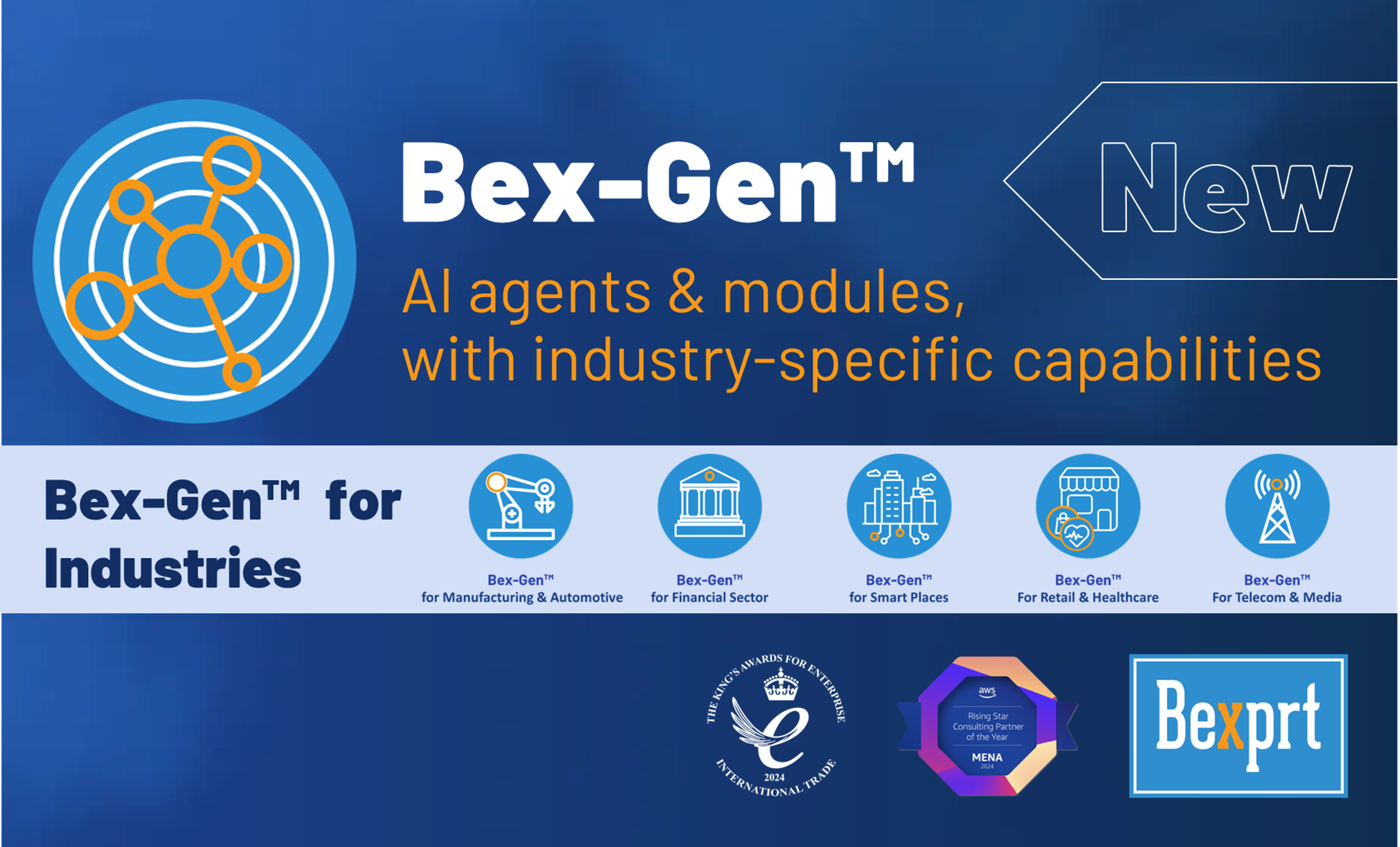 New solution launch: Bex-Gen™ agents & modules